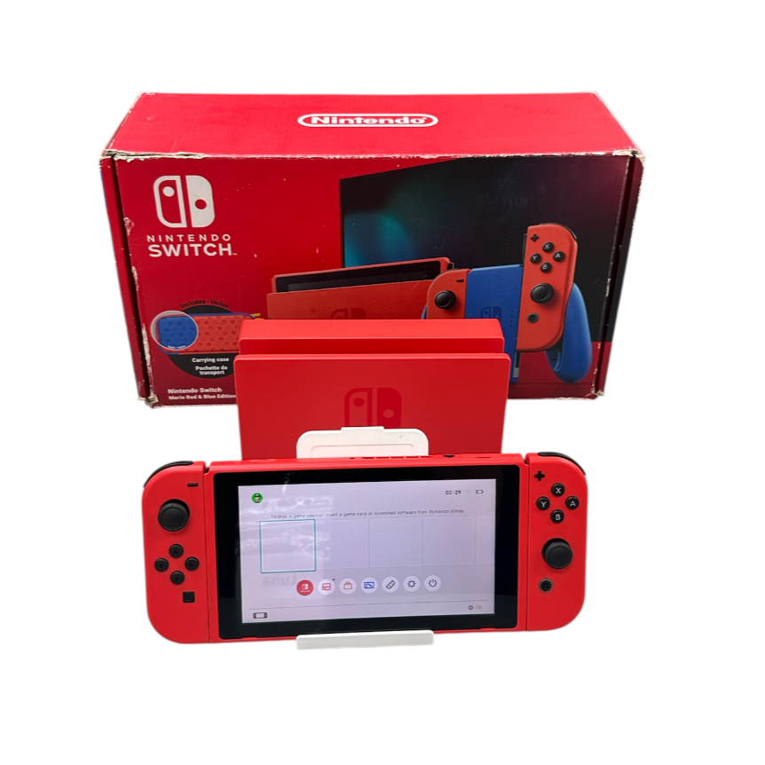 Pre-owned Nintendo Switch Console - Mario Red Edition - Own4Less